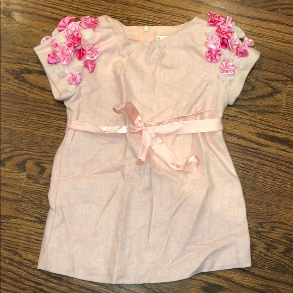 Halabaloo | Dresses | Silk Flower Detailed Dress | Poshmark